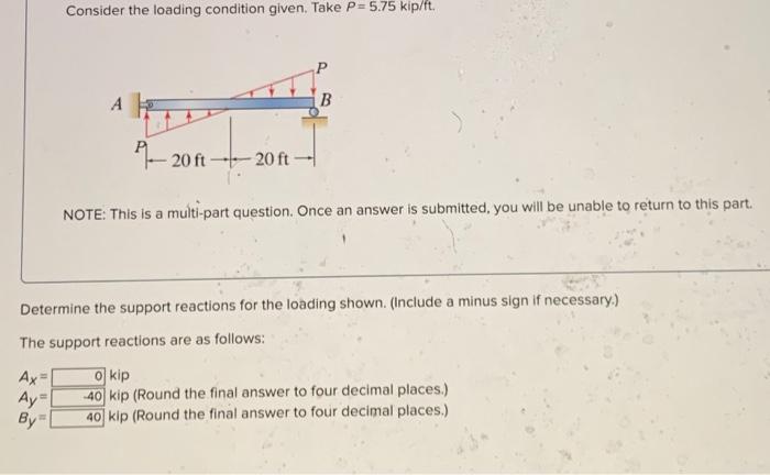Solved Consider the loading condition given. Take | Chegg.com