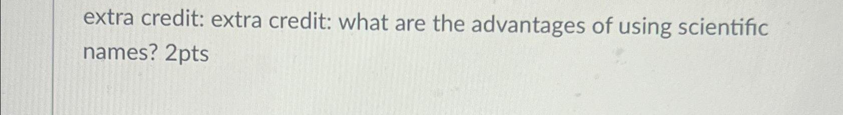 Solved extra credit: extra credit: what are the advantages | Chegg.com