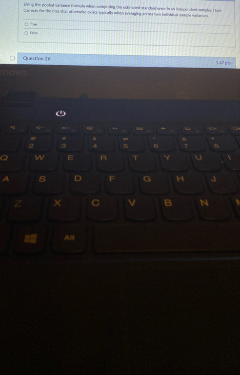 Solved Using the pooled variance formula when computing the | Chegg.com