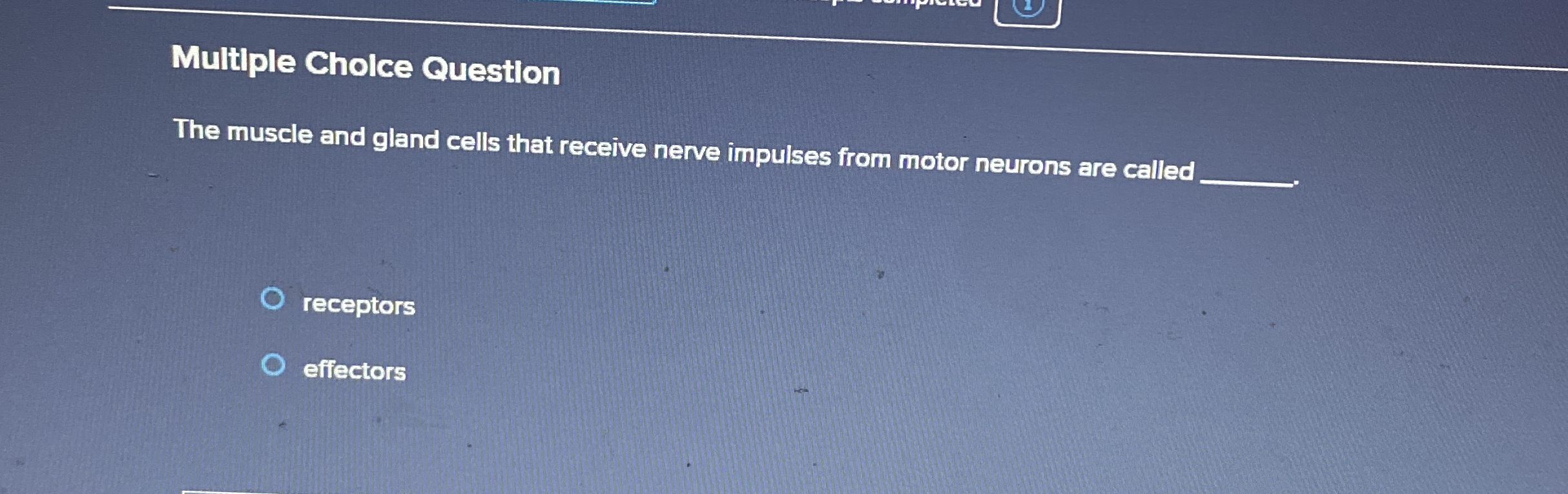 Solved Multiple Cholce QuestionThe muscle and gland cells | Chegg.com