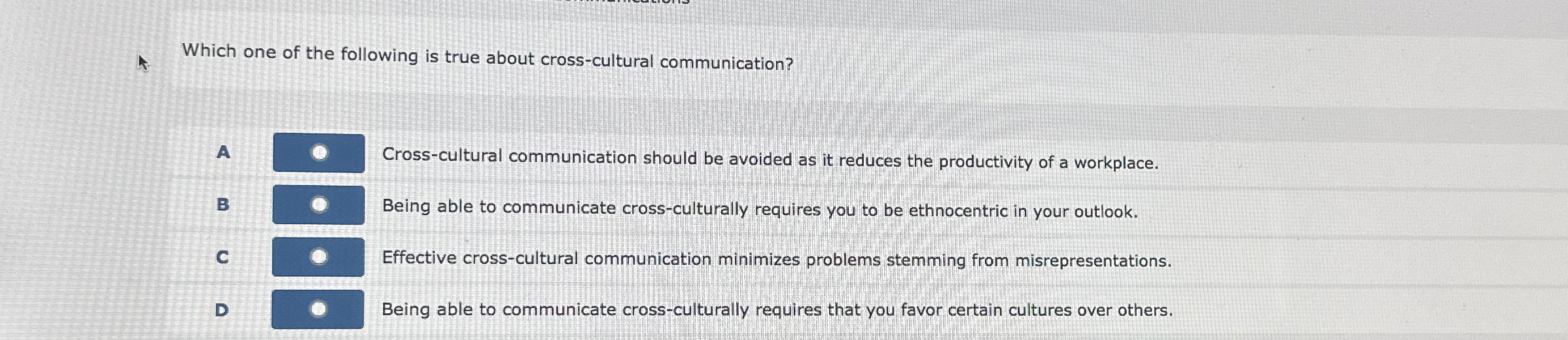 Solved An informal and unstructured communication channel | Chegg.com