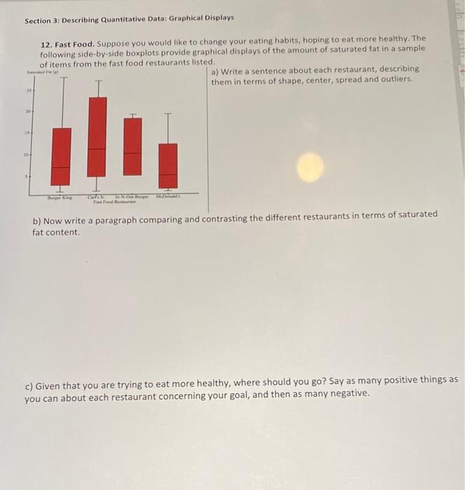 Solved Section 3: Describing Quantitative Data: Graphical | Chegg.com