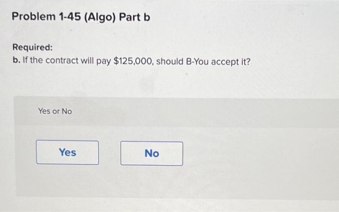 Solved Problem 1-45 (Algo) Cost Data for Managerial Purposes | Chegg.com