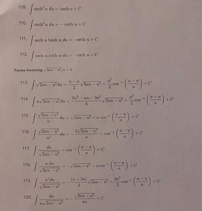 Solved can you tell ne what formula from the integration | Chegg.com