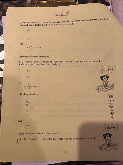 Solved (1) Find the average value of the change in | Chegg.com