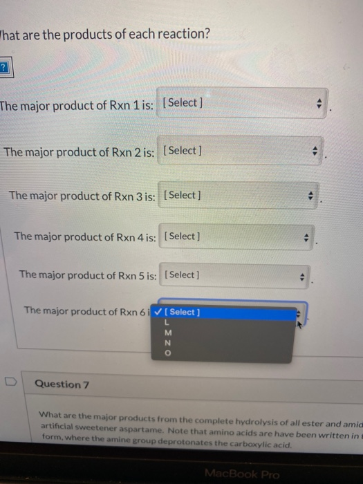 Solved Rxn 1 + 2NH Rxn 2 tan2 =o Aqueous HCI / Heat Аарон | Chegg.com