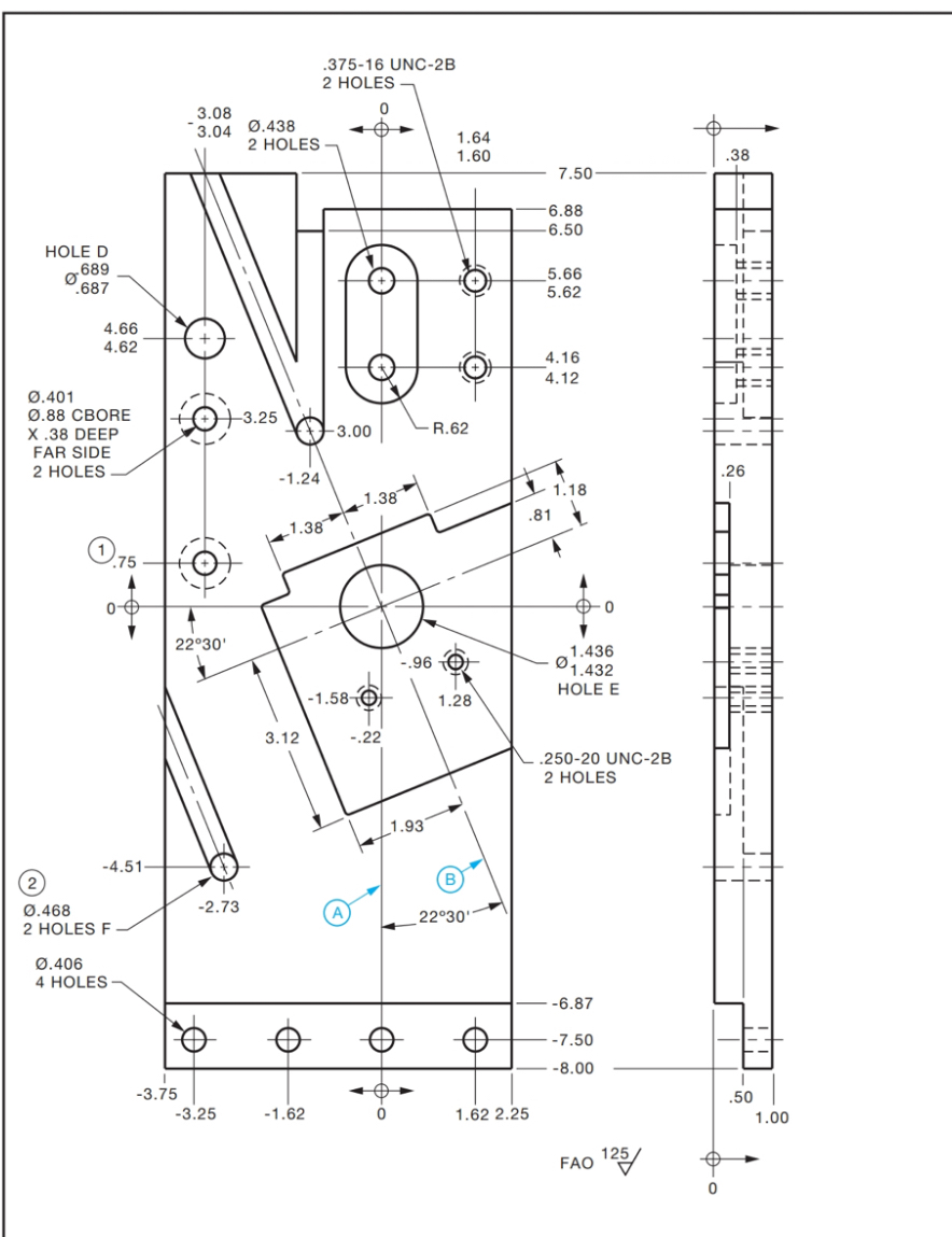 Solved Please draw seperate section views of lines A and B | Chegg.com
