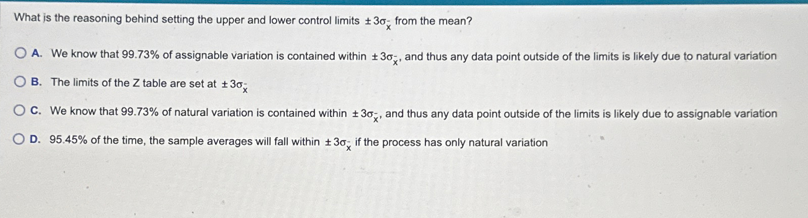 Solved What is the reasoning behind setting the upper and | Chegg.com