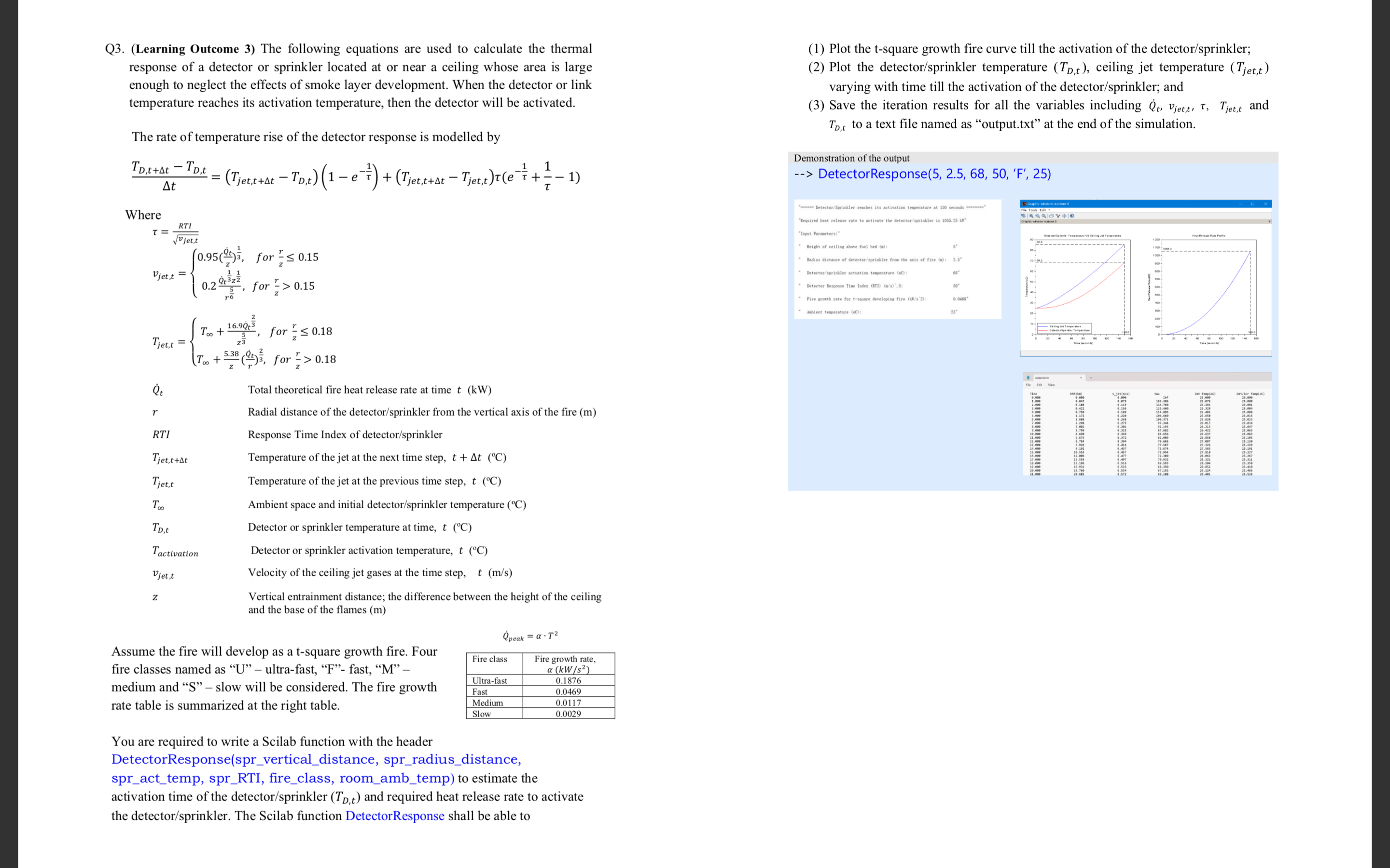 Solved Q3.You are required to write a Scilab function with | Chegg.com