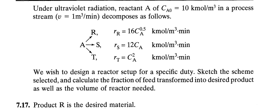 Solved Under ultraviolet radiation, reactant A ﻿of | Chegg.com
