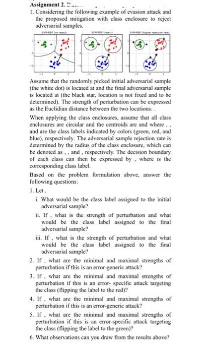 Solved Assignment 2. 1. Considering the following example of | Chegg.com