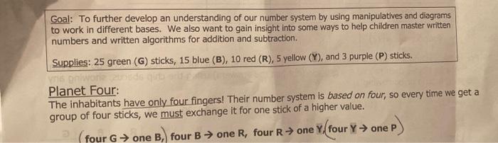 Solved Goal: To further develop an understanding of our | Chegg.com