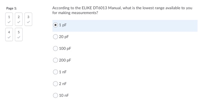 Solved Page 1: According to the ELIKE DT6013 Manual, what is | Chegg.com