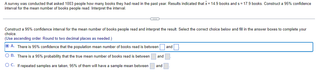 Solved Question content area topPart 1A survey was conducted | Chegg.com
