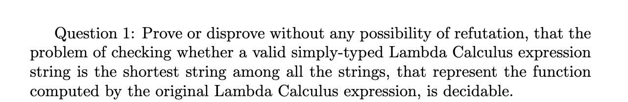 Solved Question 1: Prove or disprove without any possibility | Chegg.com