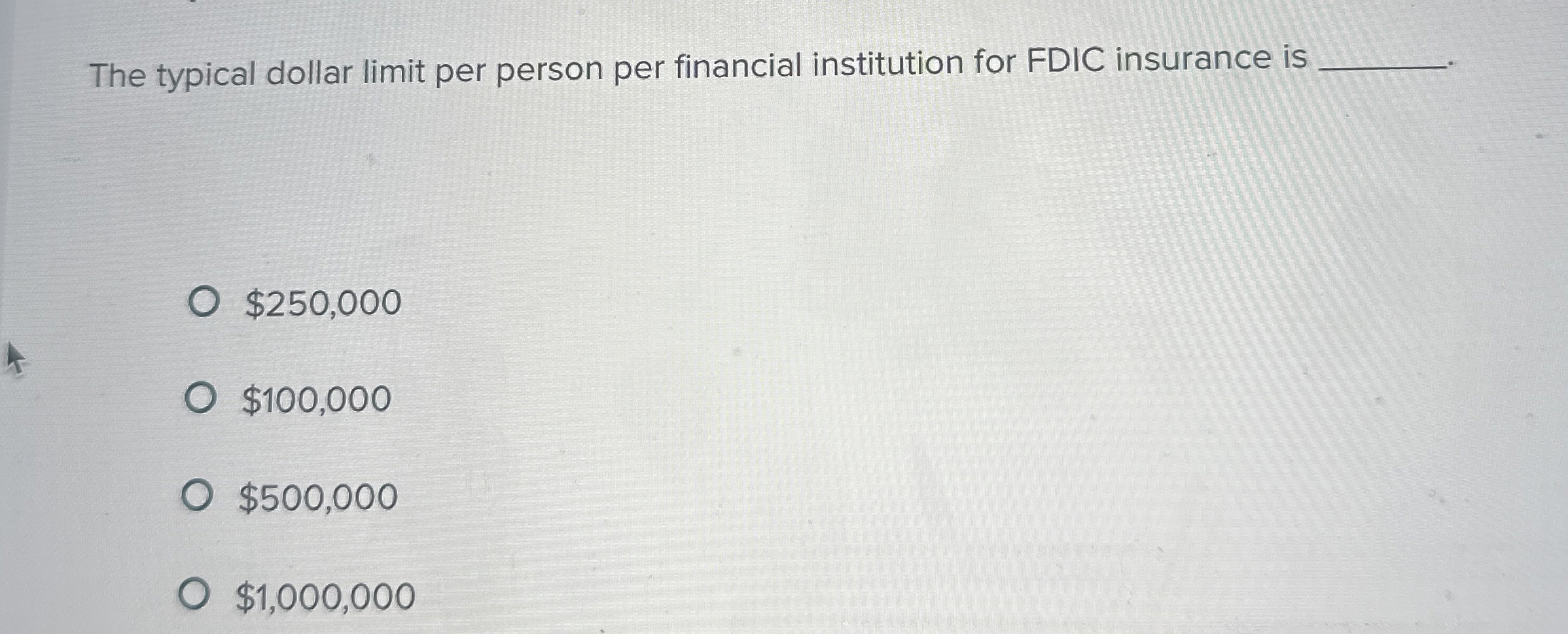 High Quality SOLUTION The typical dollar limit per person per financial ...