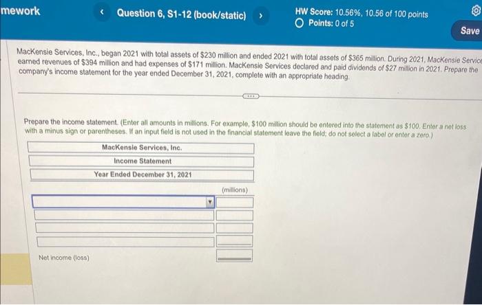 Solved Identify the missing amount for each of the following | Chegg.com
