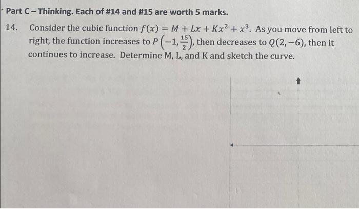 Solved lart C - Thinking. Each of #14 and #15 are worth 5 | Chegg.com
