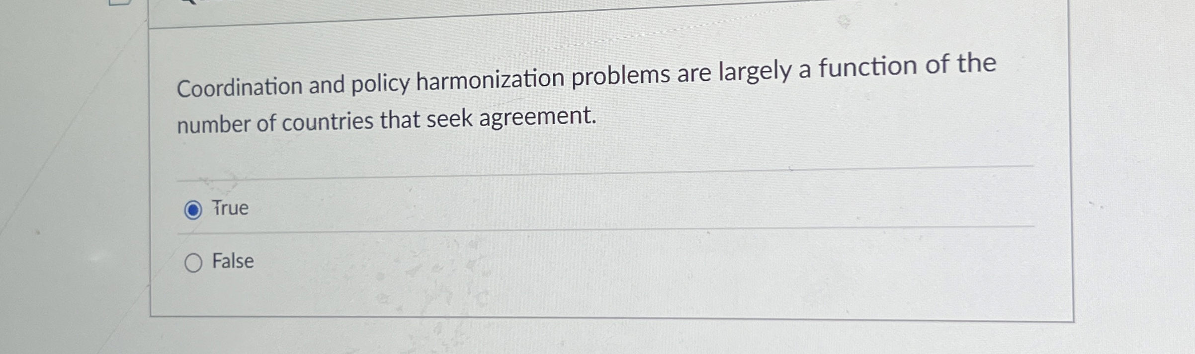 Solved Coordination and policy harmonization problems are | Chegg.com