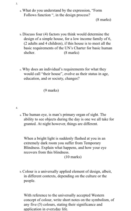 Solved 3 2. What do you understand by the expression, "Form | Chegg.com