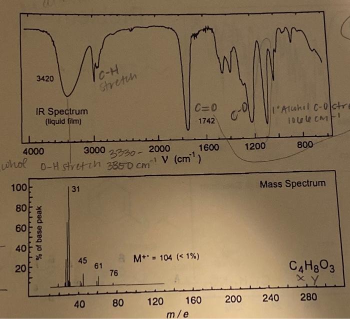 Solved IR Spectra specific functional groups help reading | Chegg.com