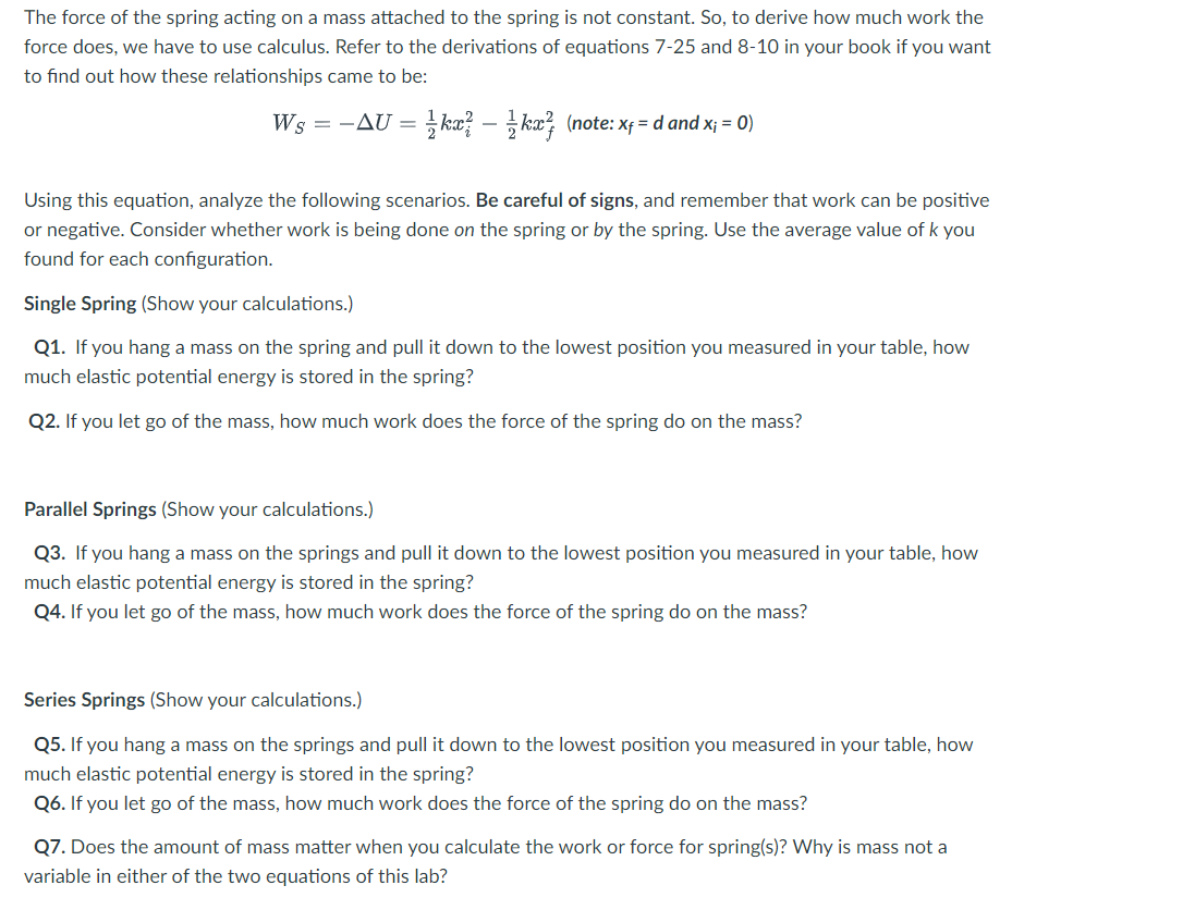 Solved ASAP PLEASE 2ND TIME ASKING THIS QUESTION The force | Chegg.com