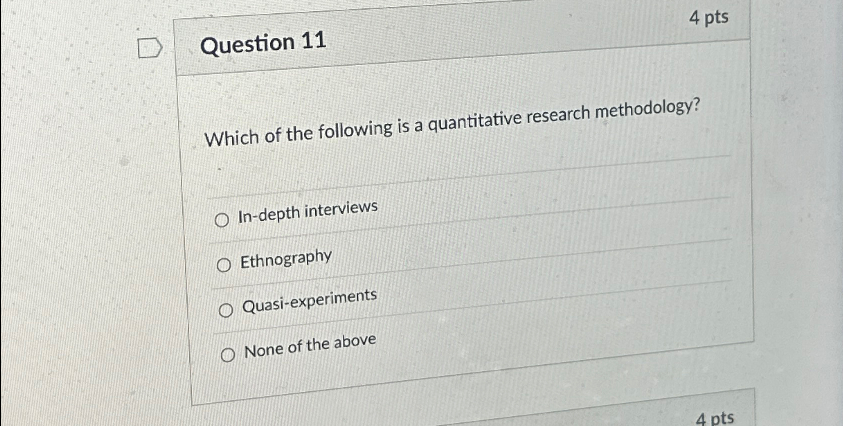 Solved Question 114 ﻿ptsWhich of the following is a | Chegg.com