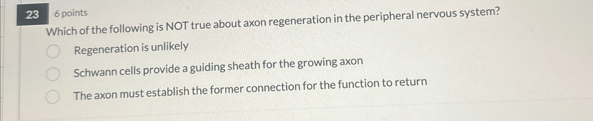 Solved 236 ﻿pointsWhich of the following is NOT true about | Chegg.com