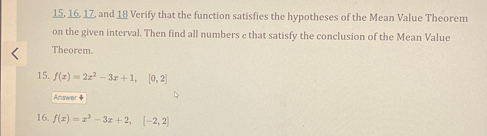 Solved Verify that the function satisfies the hypotheses of | Chegg.com
