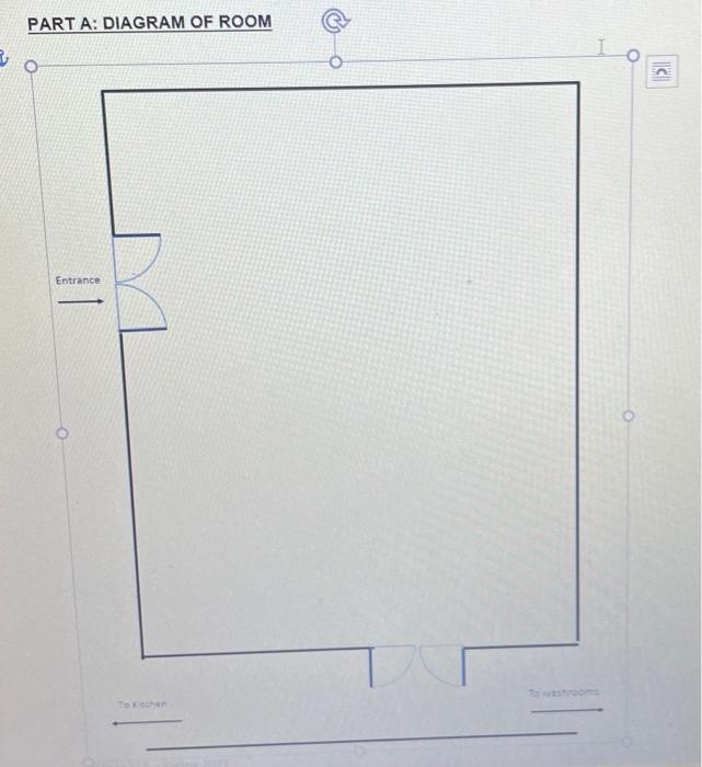 Solved Room Diagram: Determine logical places for (and | Chegg.com