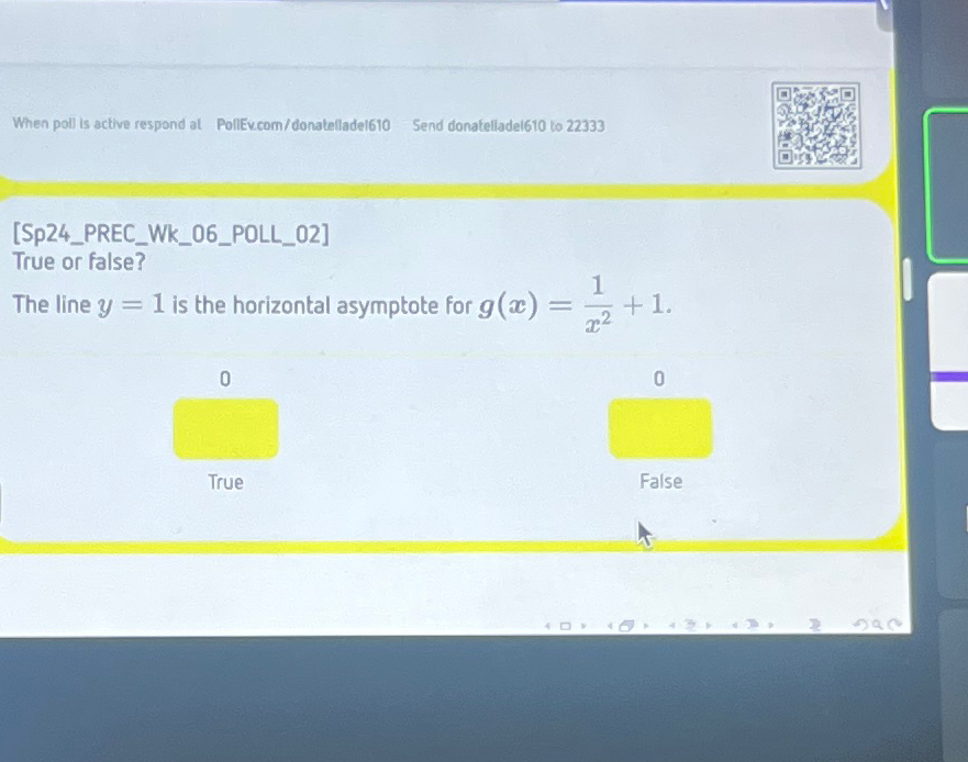 Solved When poll is active respond at Pollevcom/donatelladel | Chegg.com