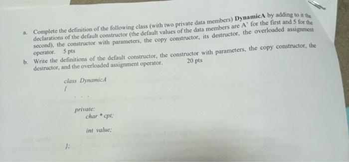 Question 620 Pts The Class Triplet Is Defined As 