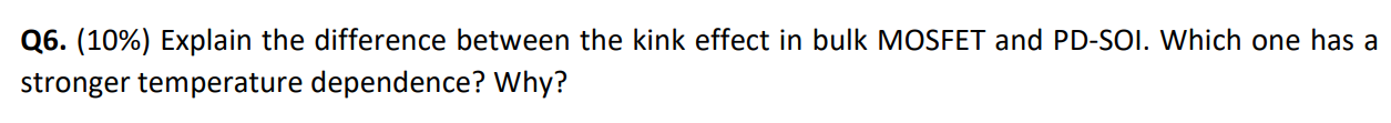 Solved Q6. (10%) ﻿Explain the difference between the kink | Chegg.com