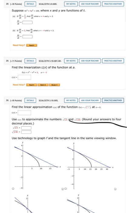 Solved please help having trouble with calculus HW. show | Chegg.com