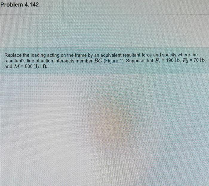 Solved Replace the loading acting on the frame by an | Chegg.com