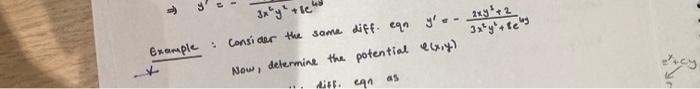 3x³y² + 8e" Example: Consider the same diff. eqn => T | Chegg.com