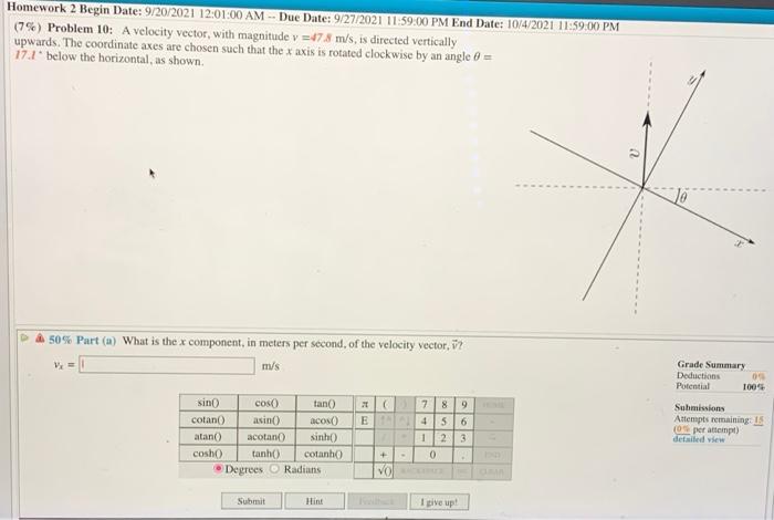 Solved Homework 2 Begin Date: 9/20/2021 12:01:00 AM - Due | Chegg.com