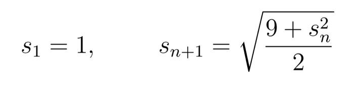 Solved Analyze the convergence of the sequence Sn defined by | Chegg.com