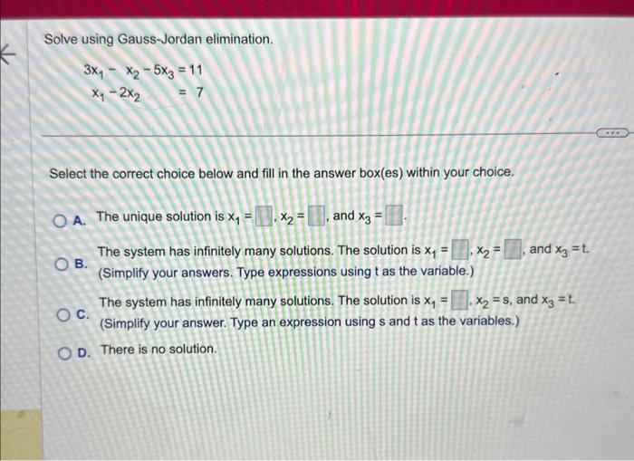 Solved You must show: 1 - the initial matrix; 2 - the final | Chegg.com