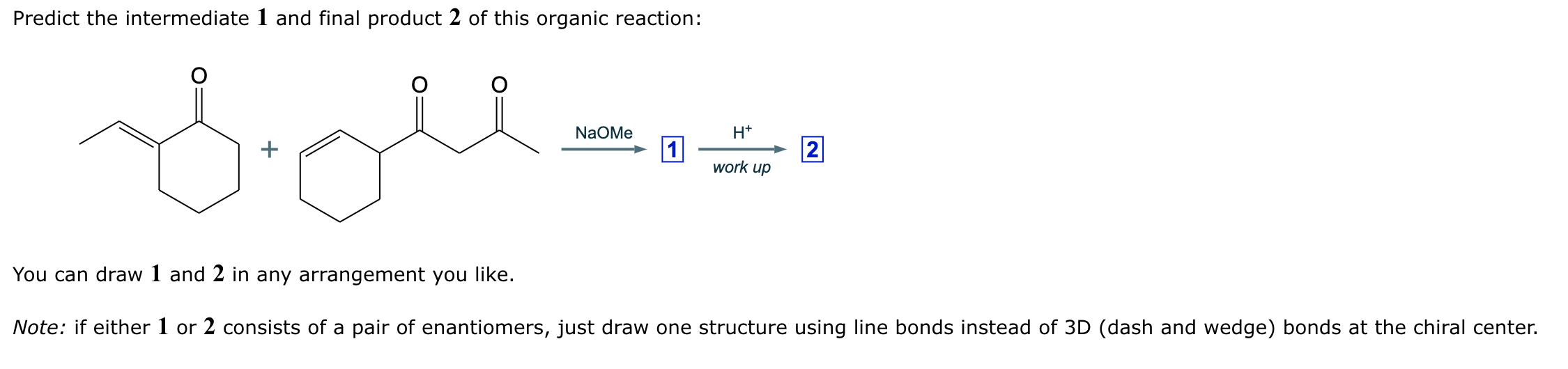 Solved Predicting the products or reactants of a Michael | Chegg.com