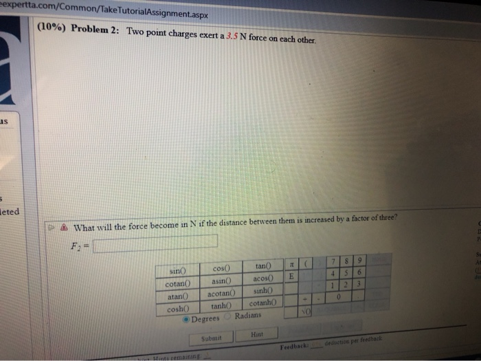 Solved eexpertta.com/common/Take TutorialAssignment.aspx | Chegg.com