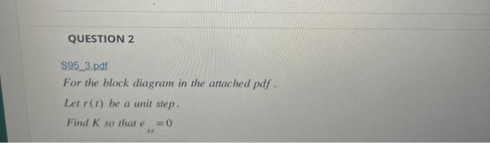 Solved S95 3pdf For the block diagram in the attached pdf. | Chegg.com
