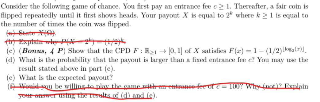 Solved I only need c,d and e. ﻿Please make sure to justify | Chegg.com