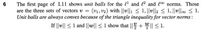 Solved The First Page Of I 11 Shows Unit Balls For The ℓ1