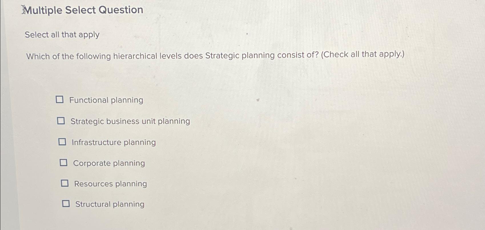 Solved Multiple Select QuestionSelect all that applyWhich of | Chegg.com
