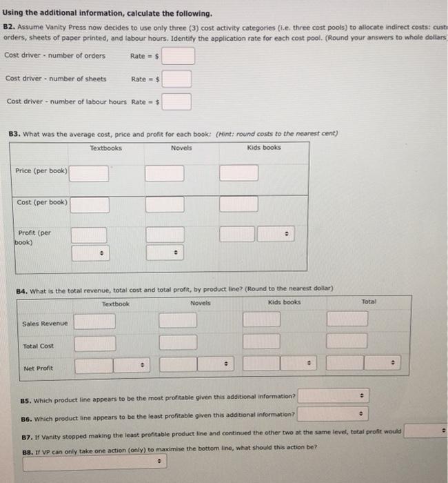 This is a 3 Part question. can you please provide an | Chegg.com