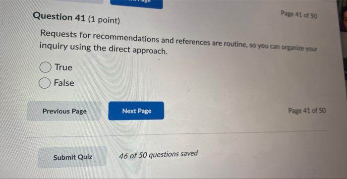 Solved Requests for recommendations and references are | Chegg.com