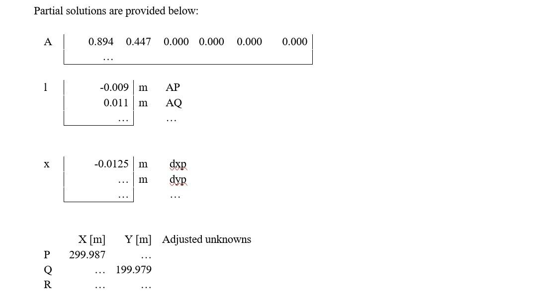Use Excel And The Method Of Least Squares Adjustment