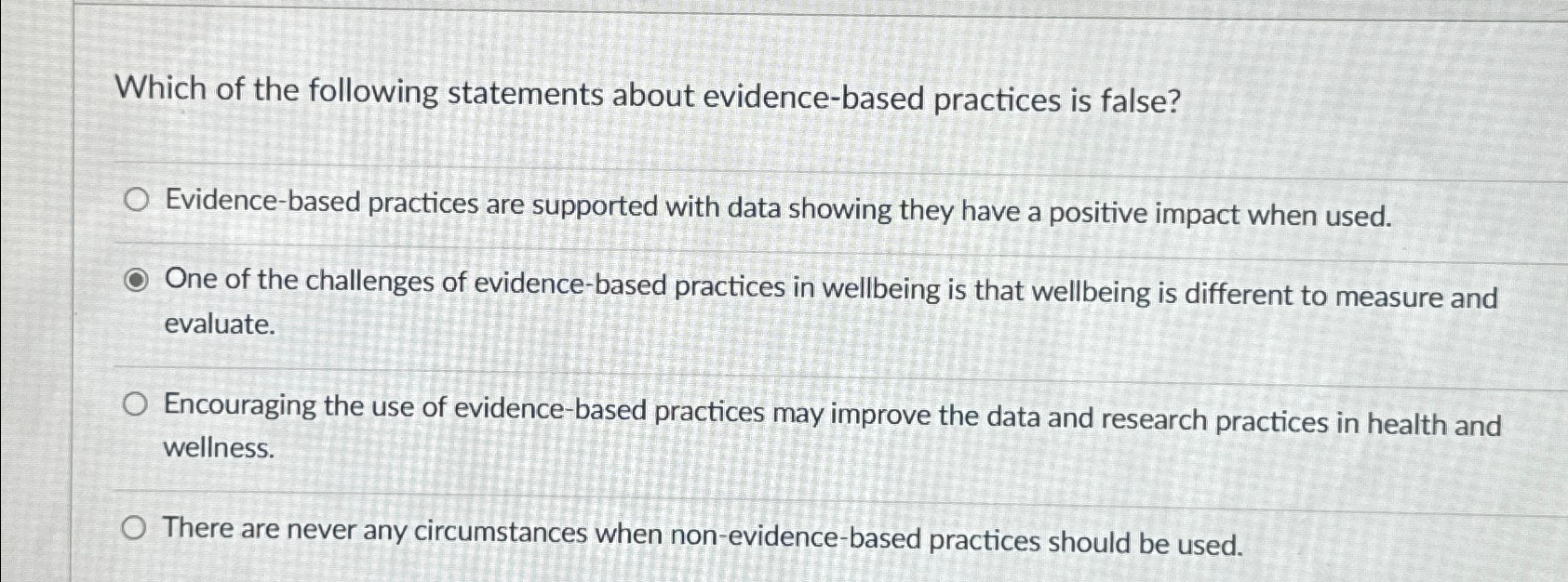 Solved Which of the following statements about | Chegg.com