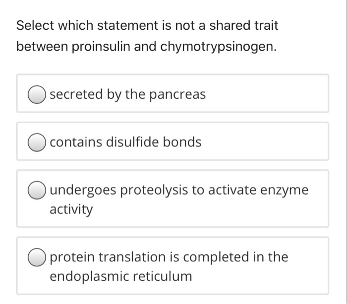 Solved Select which statement is not a shared trait between | Chegg.com